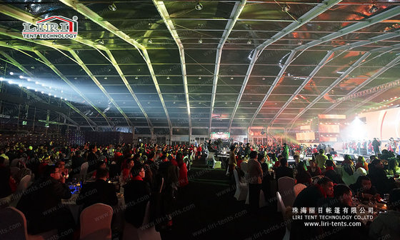 2000 Capacity Transparent Outdoor Garden Party Tent Large Capacity Clear Roof
