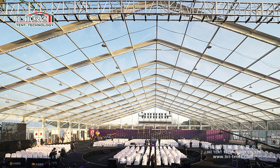 2000 Capacity Transparent Outdoor Garden Party Tent Large Capacity Clear Roof