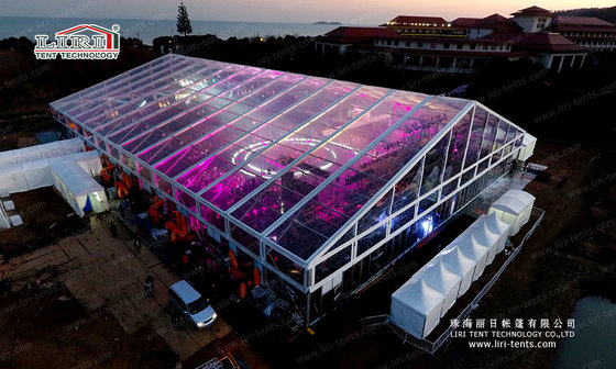 2000 Capacity Transparent Outdoor Garden Party Tent Large Capacity Clear Roof