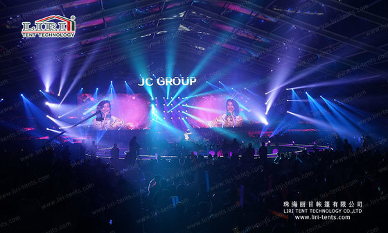 2000 Capacity Transparent Outdoor Garden Party Tent Large Capacity Clear Roof