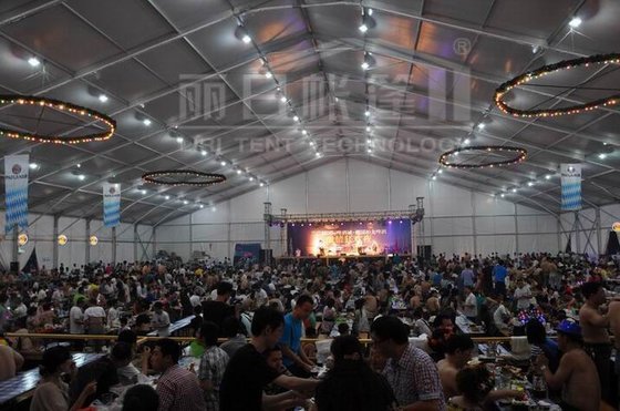 Moveable Marquee for Beer Festival , Outdoor Event Tents Waterproof Aluminum