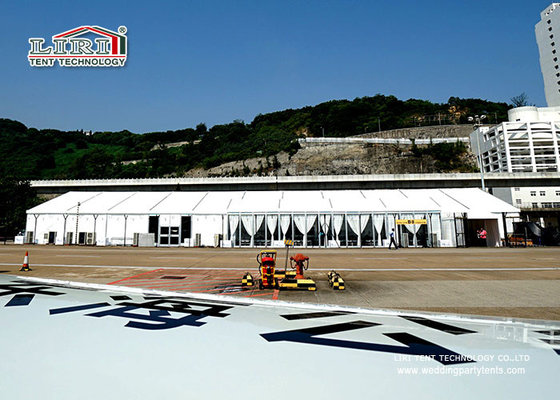 20 x 60 m White Aluminum Outdoor Exhibition Tents For Big Show as Permanent Structure