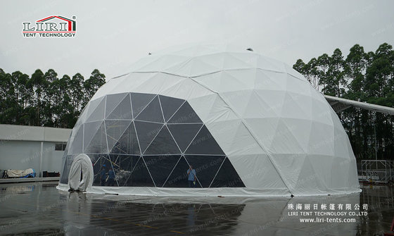 14m diameter Garden Steel Geodesic Dome Tents / Metal Geodesic Dome Greenhouse
