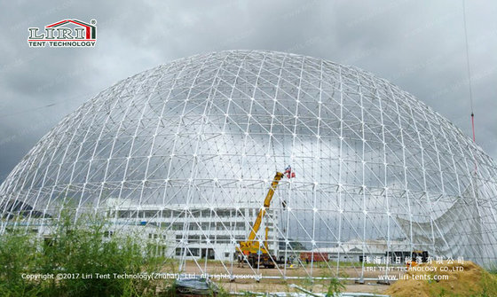 55m Diameter Geodesic Dome Tent Half Sphere Tent Strcuture for Grand Event