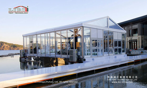 500 people clear tent with Transparent PVC Roof Cover