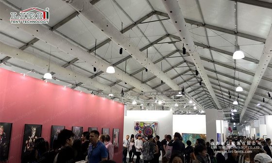 40m Width Portable Aluminum Waterproof Exhibition TFS Polygon Tent Structures With Air Conditioner