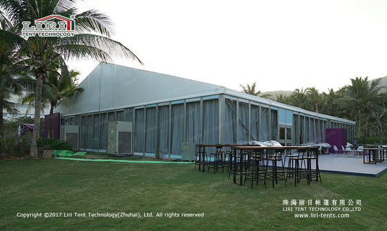 Ourdoor Luxury Wedding Tentst Solid Aluminum Structures / 500 Peopple garden wedding tent