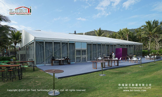 Ourdoor Luxury Wedding Tentst Solid Aluminum Structures / 500 Peopple garden wedding tent