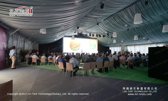 Aluminum Outdoor Event Tents With Glass Sidewall For Meeting Event , Outdoor Party Tents