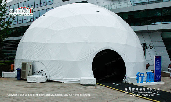 Transparent PVC Cover Geodesic Dome Tents For Wedding / Party 100 - 10000 People
