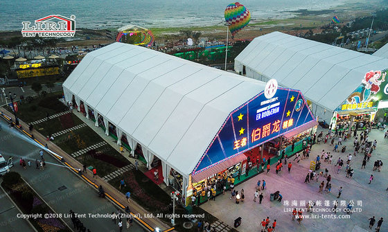 High quality 25m width clear span aluminum frame beer festival event marquee tent