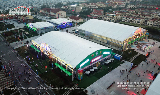 High quality 25m width clear span aluminum frame beer festival event marquee tent