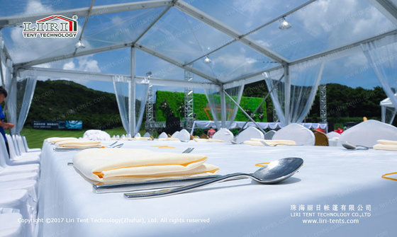 200-300 People Waterproof Clear Party Tent with Clear Top for Outdoor Parties and Events