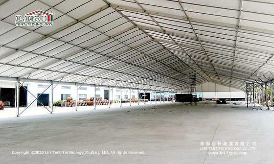 Aluminum frame structure 8000 sqm warehouse tent for mineral