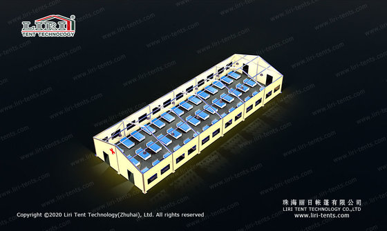 6X9M  Outdoor Aluminum Tent for Quarantine, Hospital and Aid
