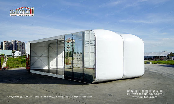 10X5M Modular box tent with glass wall for outdoor high end event