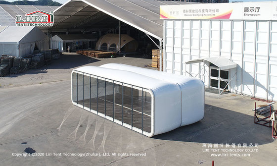 10X5M Modular box tent with glass wall for outdoor high end event