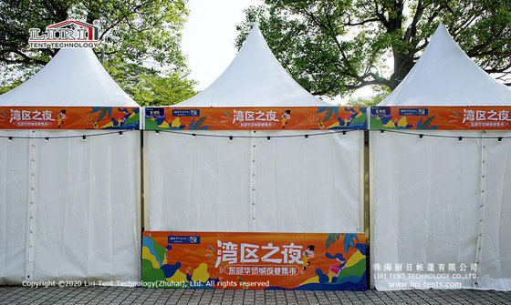 5x5m Aluminum Pagoda tent for Outdoor Store / Exhibition