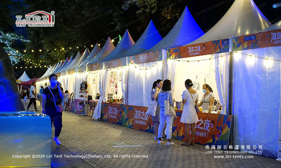 5x5m Aluminum Pagoda tent for Outdoor Store / Exhibition