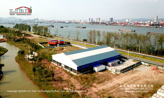 32x50m A shape Sport event tent with glass wall with 6m side height