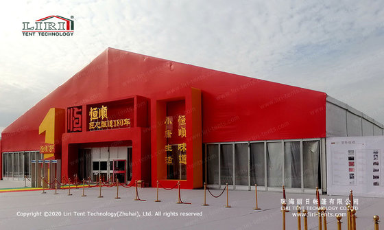 3000 people capacity event party tent with colorful cover