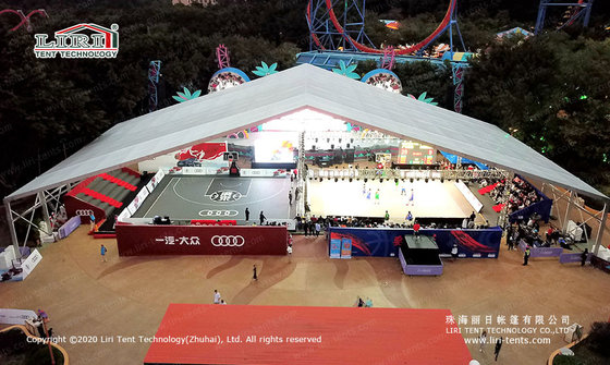 50x25m stronger aluminum basketball tent with 6m side height for Sale