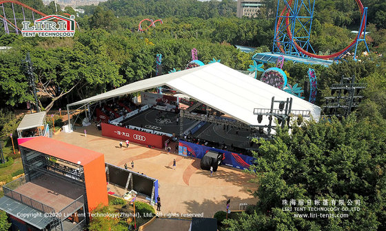 50x25m stronger aluminum basketball tent with 6m side height for Sale