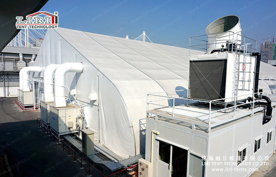 40m Portable Aluminum Waterproof Exhibition TFS Tent Structures With Air Conditioner