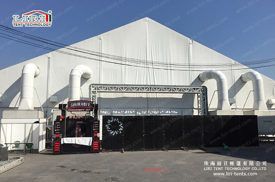 40m Portable Aluminum Waterproof Exhibition TFS Tent Structures With Air Conditioner