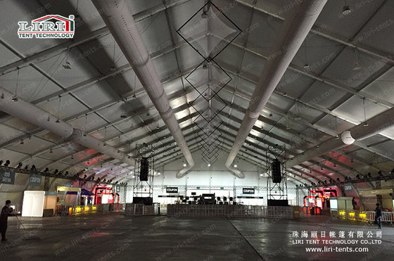 40m Portable Aluminum Waterproof Exhibition TFS Tent Structures With Air Conditioner