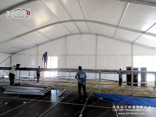800 people capacity Arcum Tent with glass wall for party
