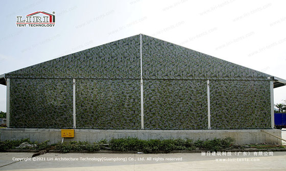 22X65/450 Warehouse tent with 1m extension for temporary structure