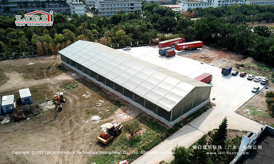 22X65/450 Warehouse tent with 1m extension for temporary structure