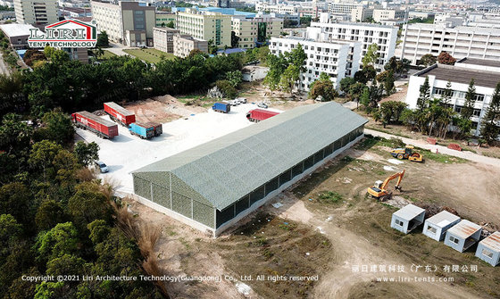 22X65/450 Warehouse tent with 1m extension for temporary structure