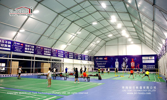 20x80m Aluminum Frame Sport Event Tents  with Arched Roof for Tennis Court Center