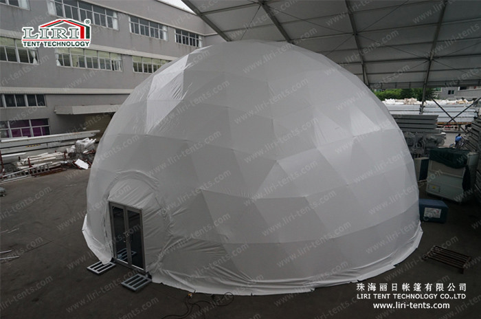 14m diameter Garden Steel Geodesic Dome Tents / Metal Geodesic Dome Greenhouse