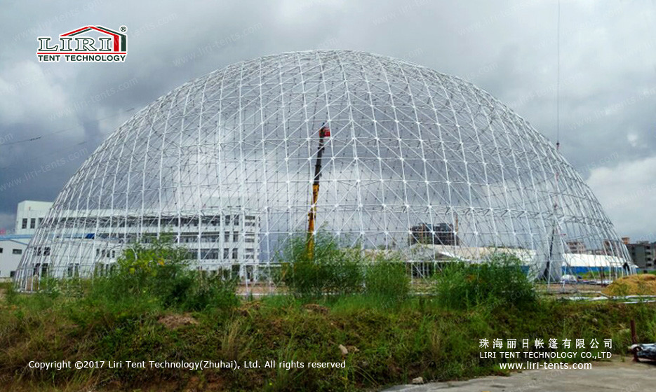 55m Diameter Geodesic Dome Tent Half Sphere Tent Strcuture for Grand Event