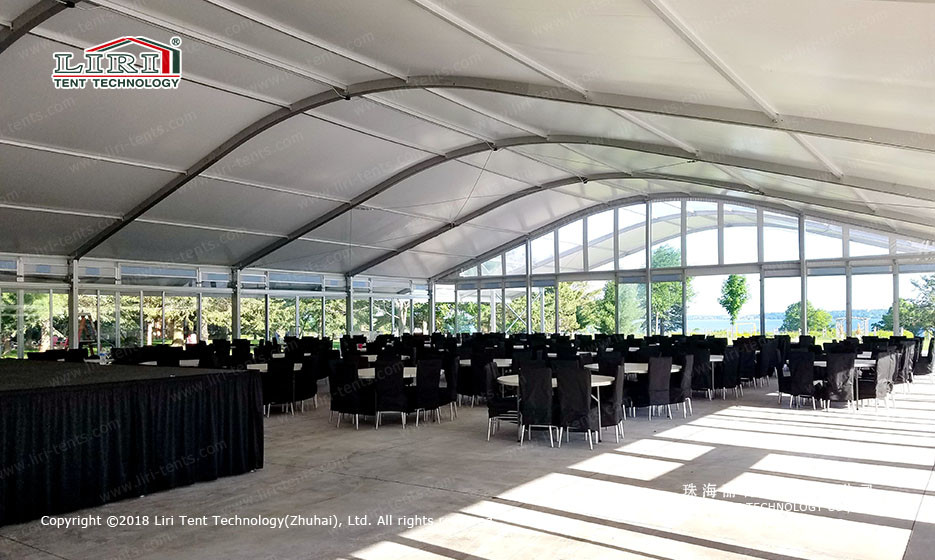 Dome Roof White Event Tent Marquee for Events, 1500 People Arcum Marquee in Nigeria