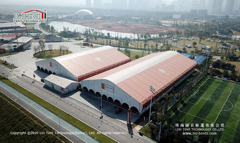 LIRI Clear Span Aluminum Tent with kind of shape for Sport