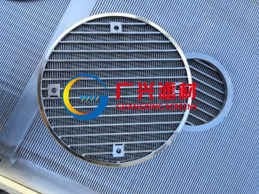 SS304 self cleaning filter wedge wire screens