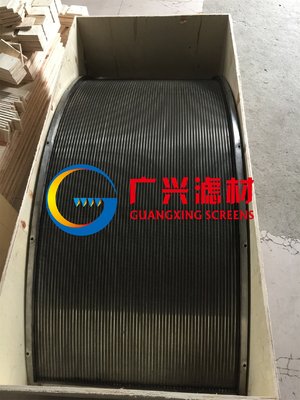 SS304 self cleaning filter wedge wire screens