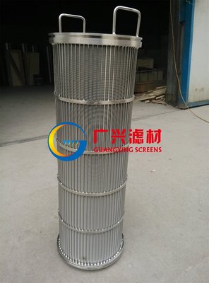 wedge wire reverse rolled screens