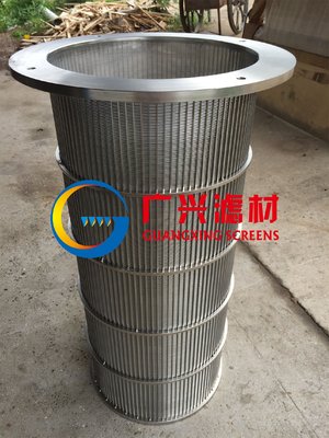 wedge wire reverse rolled screens