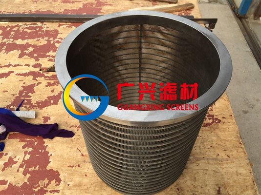 wedge wire reverse rolled screens