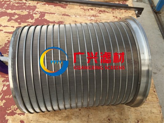 wedge wire reverse rolled screens