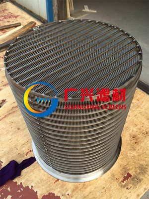 wedge wire reverse rolled screens