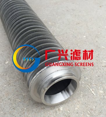 wedge wire reverse rolled screens