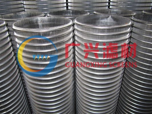 wedge wire reverse rolled screens