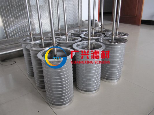 wedge wire reverse rolled screens