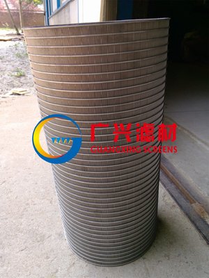 wedge wire reverse rolled screens